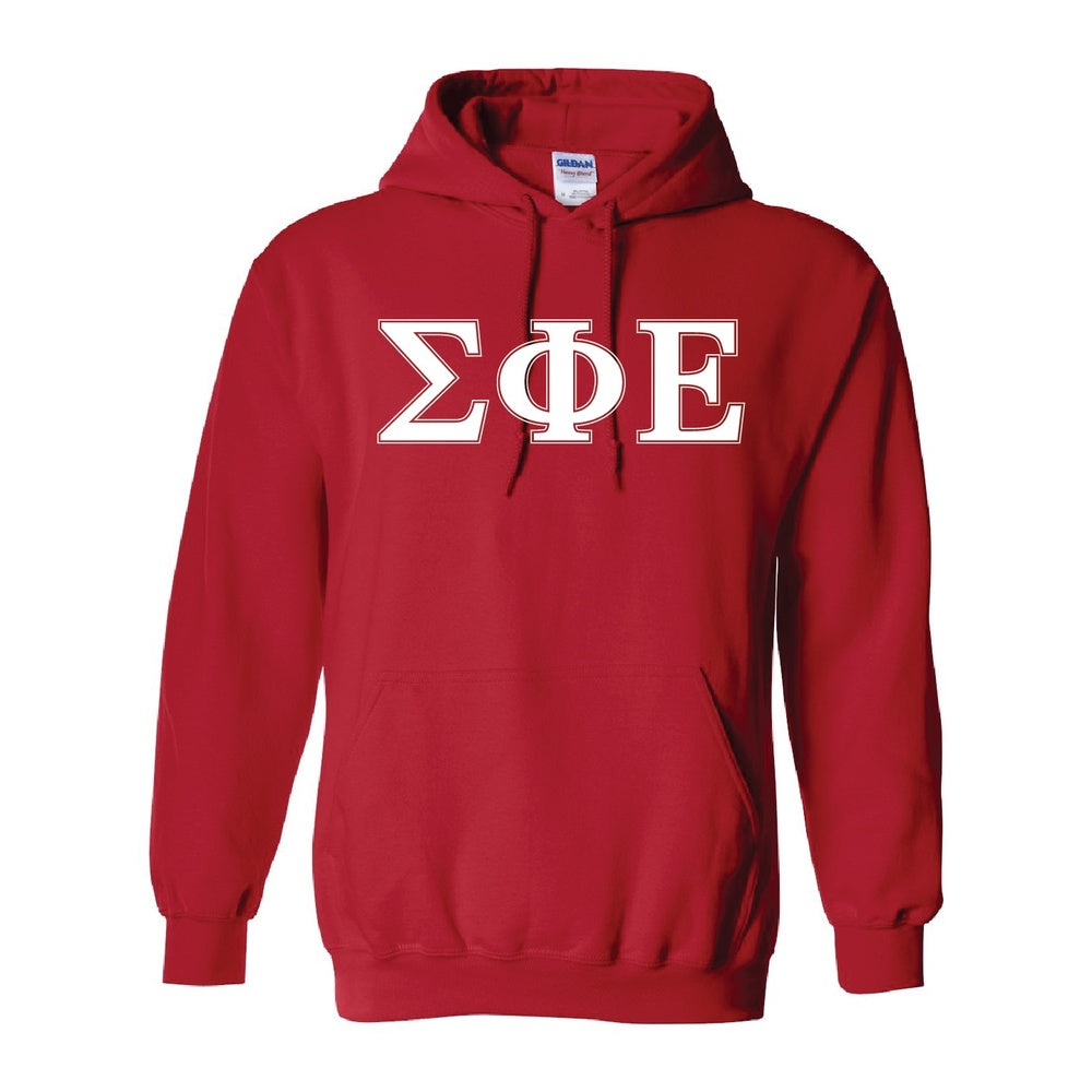 Letters Hoodie in Red – The Sigma Phi Epsilon Store (SigEp)