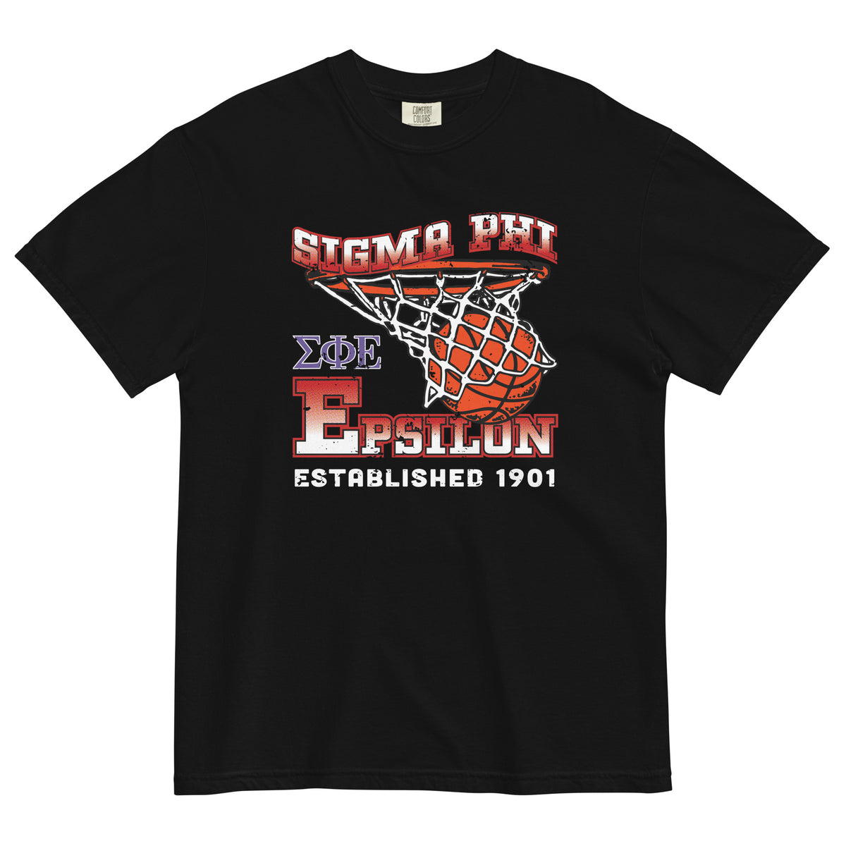 SigEp Basketball T-Shirt by Comfort Colors (2023) – The Sigma Phi ...
