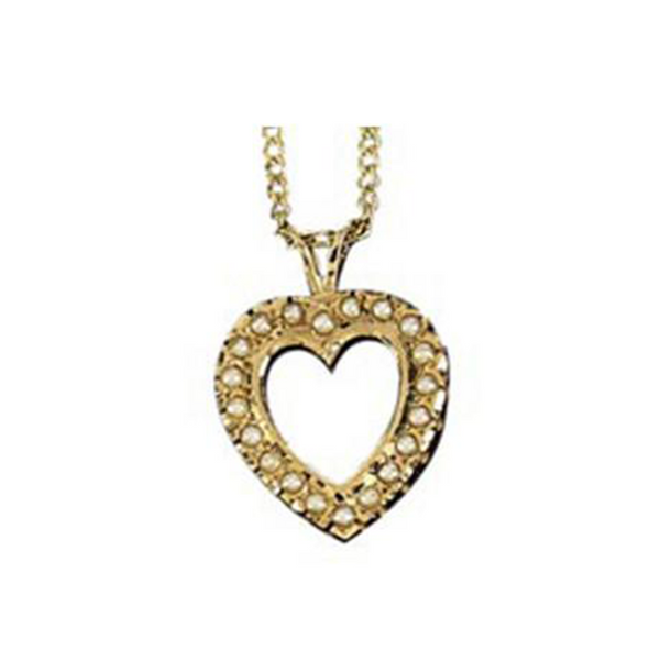 Official Sigep Merchandise - Crown Pearl Heart Pendant – The Sigma Phi ...